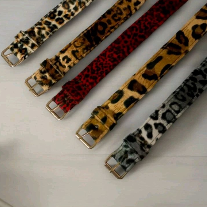 Jual Ikat pinggang Belt Leopard Gesper Unisex | Shopee Indonesia