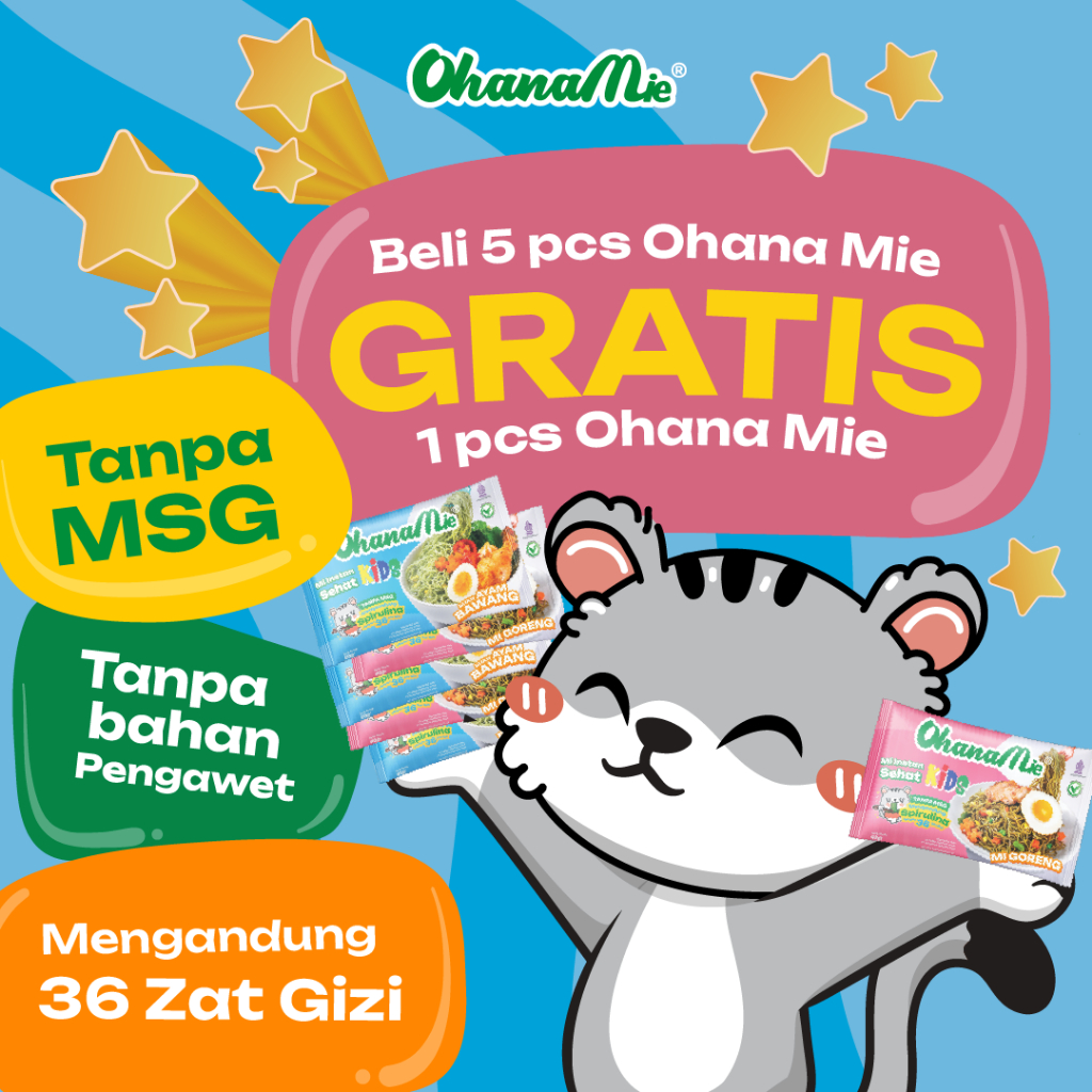 Jual Mie Anak Instan Spirulina Non MSG Tanpa Pengawet Mix Varian Beli 5 ...