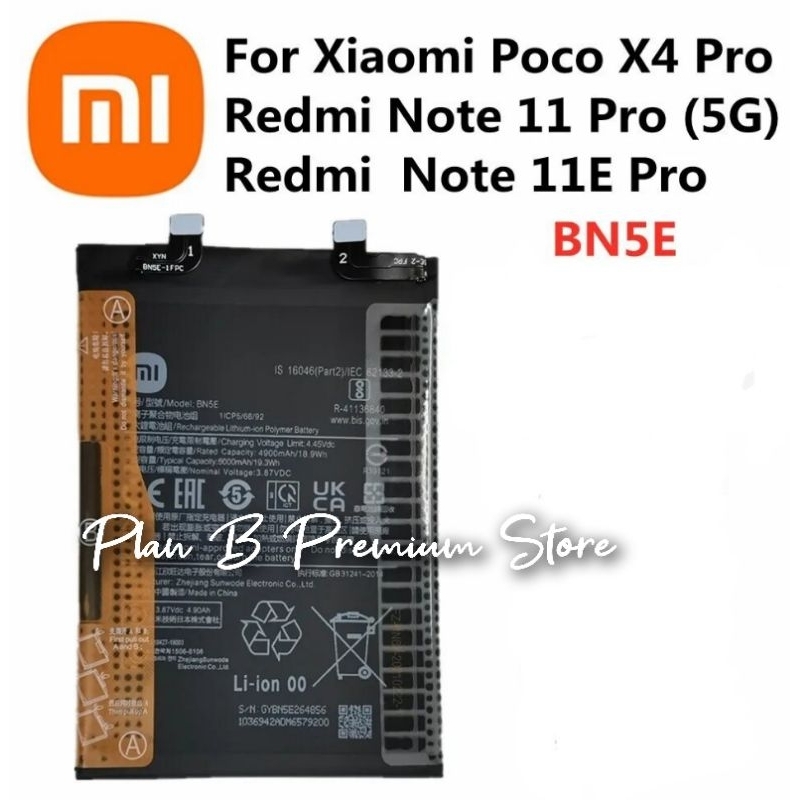 Jual Baterai Batre Battery HP Xiaomi Redmi Note 11 Pro ORIGINAL 100% ...