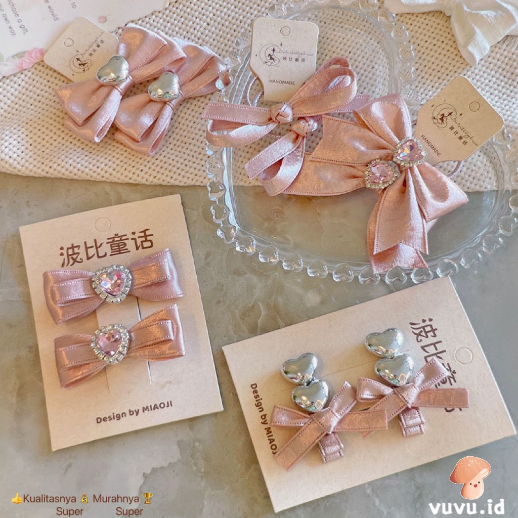 Jual 2pcs Jepit Rambut, Ikat Rambut Anak / Jepit Rambut Anak Perempuan ...