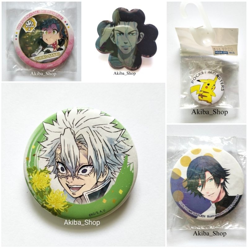 Jual Can Badge - Pin Badge - Logam Badge Original Sanemi Shinazugawa ...