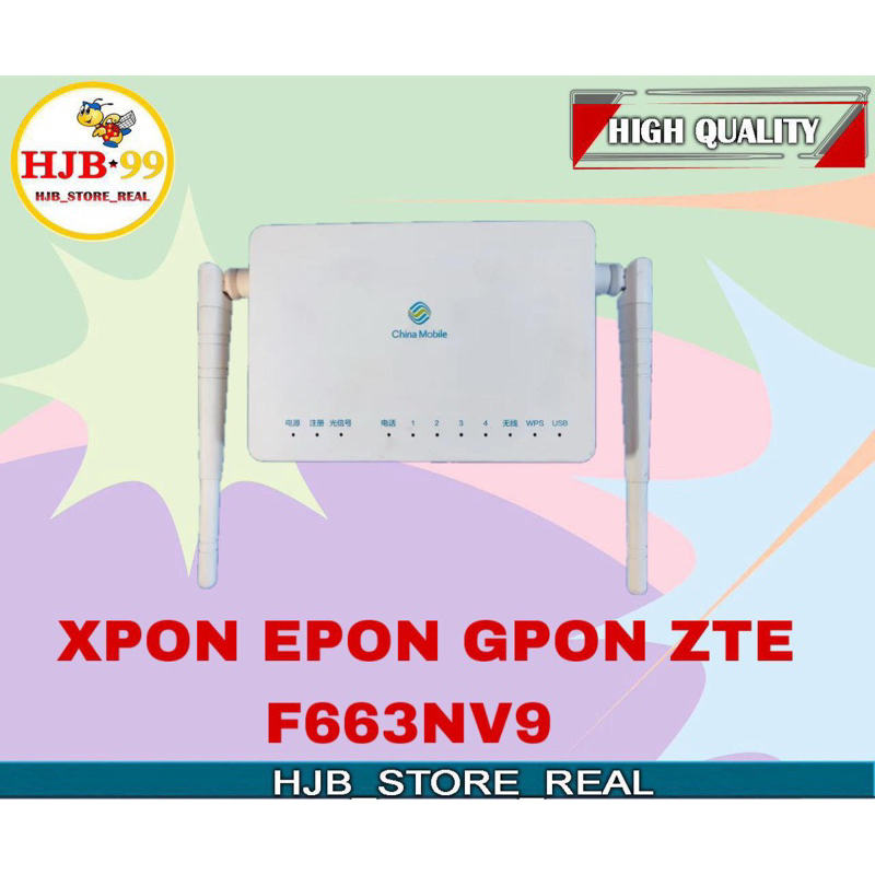 Jual Modem / ONT XPON F663NV9 /Modem Xpon F663NV9 Epon Gpon Lengkap Adaptor 12V 1A & TANPA ...