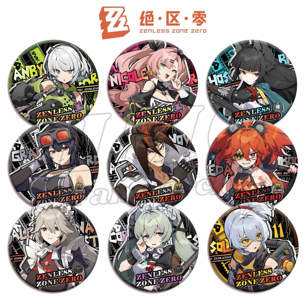 Jual Pin Badge Zenless Zone Zero ZZZ Pin Peniti Logam 58mm | Shopee ...