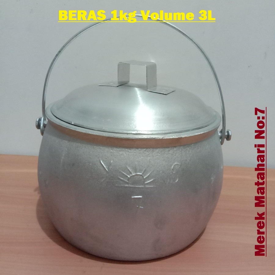 Jual Kastrol panci nasi liwet tradisional no 7 tebal dan awet | Shopee ...