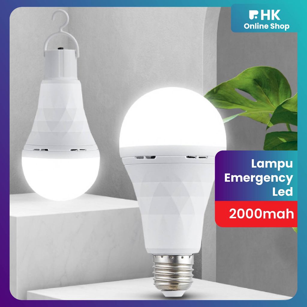 Jual HK-Lampu Led Emergency 10/15/20W Bohlam Emergency Magic Lampu Lampu Darurat | Shopee Indonesia