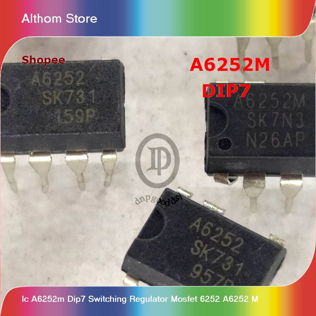 Jual ic a6252m dip7 switching regulator mosfet 6252 a6252 m | Shopee ...