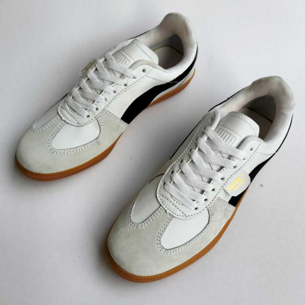 Jual Promo Temurah!!! Sepatu Pria Sneakers Puma Palermo Leather White ...