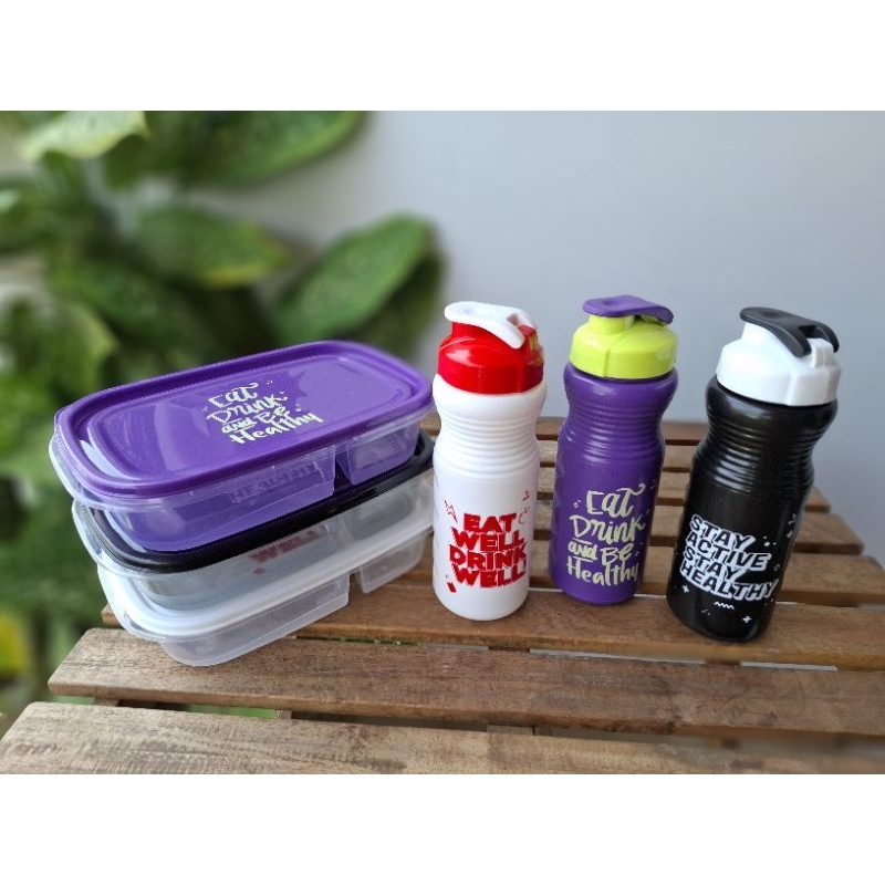 Jual LUNCHBOX SET ACTIVE VALUE PACK KOTAK WADAH BEKAL 3 SEKAT | Shopee Indonesia