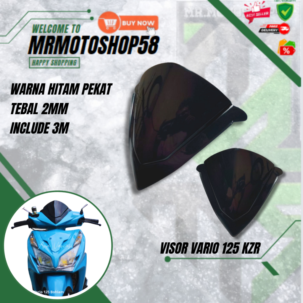 Jual TGP VISOR VARIO 110 FI | VARIO 110 INJEKSI | VARIO 110 NEW ...
