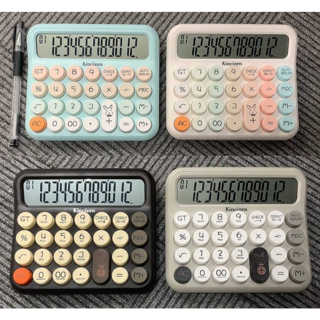 Jual Kalkulator mekanis siswa sekolah KINCIZEN KC-2022 warna pastel ...