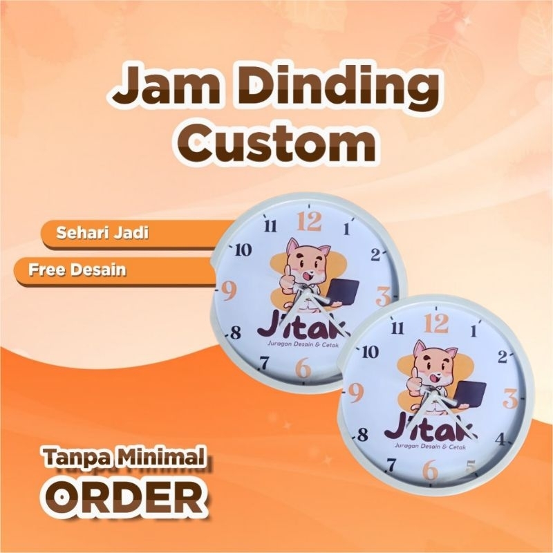 Jual Jam Dinding Custom / Souvenir Jam Dinding Custom / Hadiah Jam ...