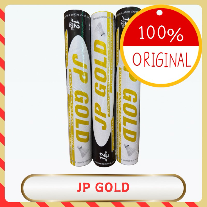 Jual Shuttlecock Kok JP GOLD Badminton Bulu Tangkis | Shopee Indonesia