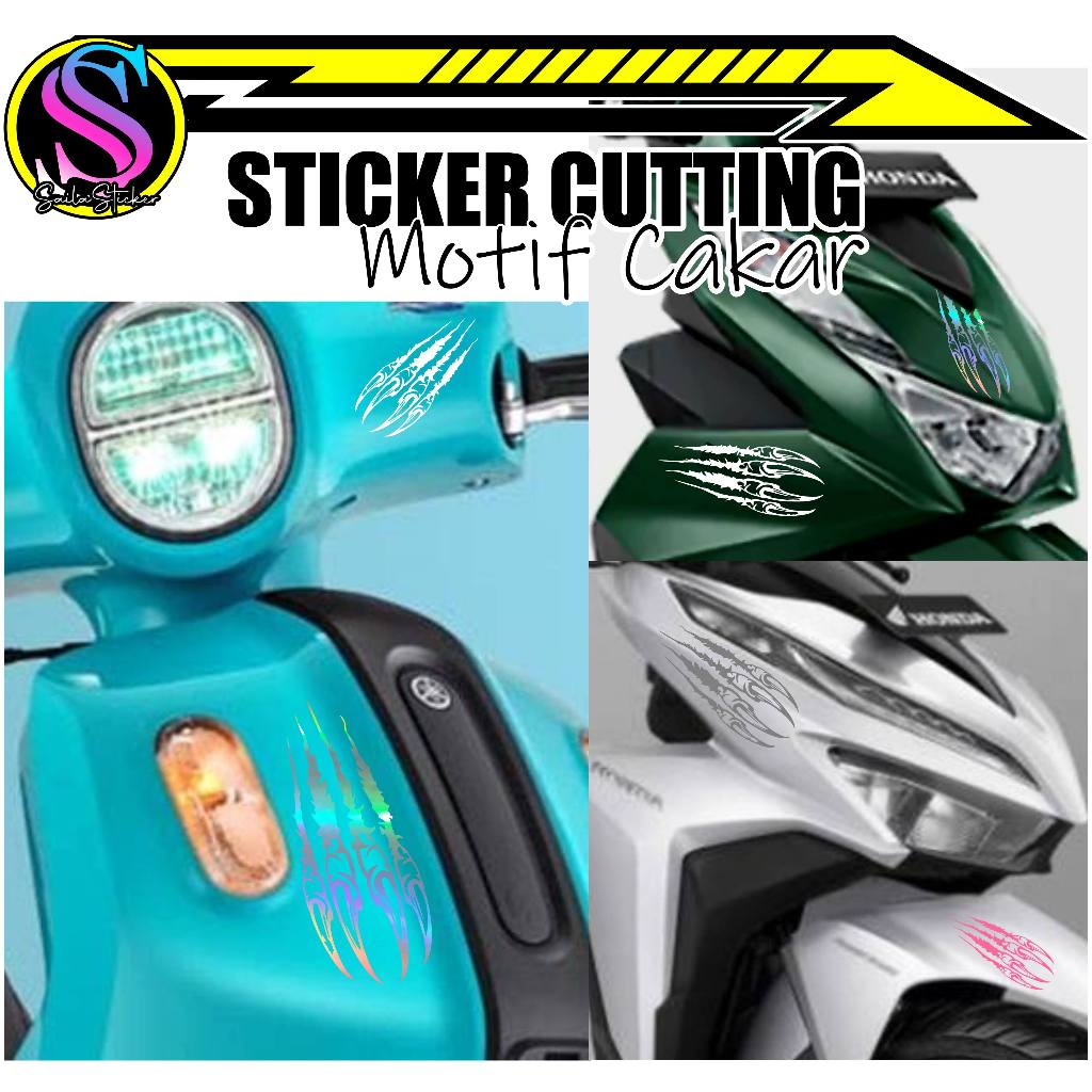 Jual 360/STIKER 3D CAKAR/STIKER CAKAR KUKU/STIKER BEKAS CAKAR HEWAN ...