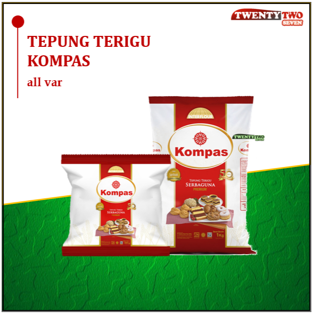 Jual Tepung Terigu Serbaguna Kompas | Shopee Indonesia