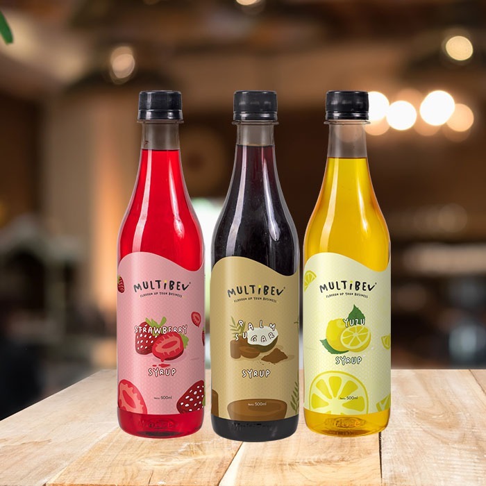 Jual MultiBev - Syrup Salted Caramel Bottle 500ml - Sirup Minuman Rasa ...