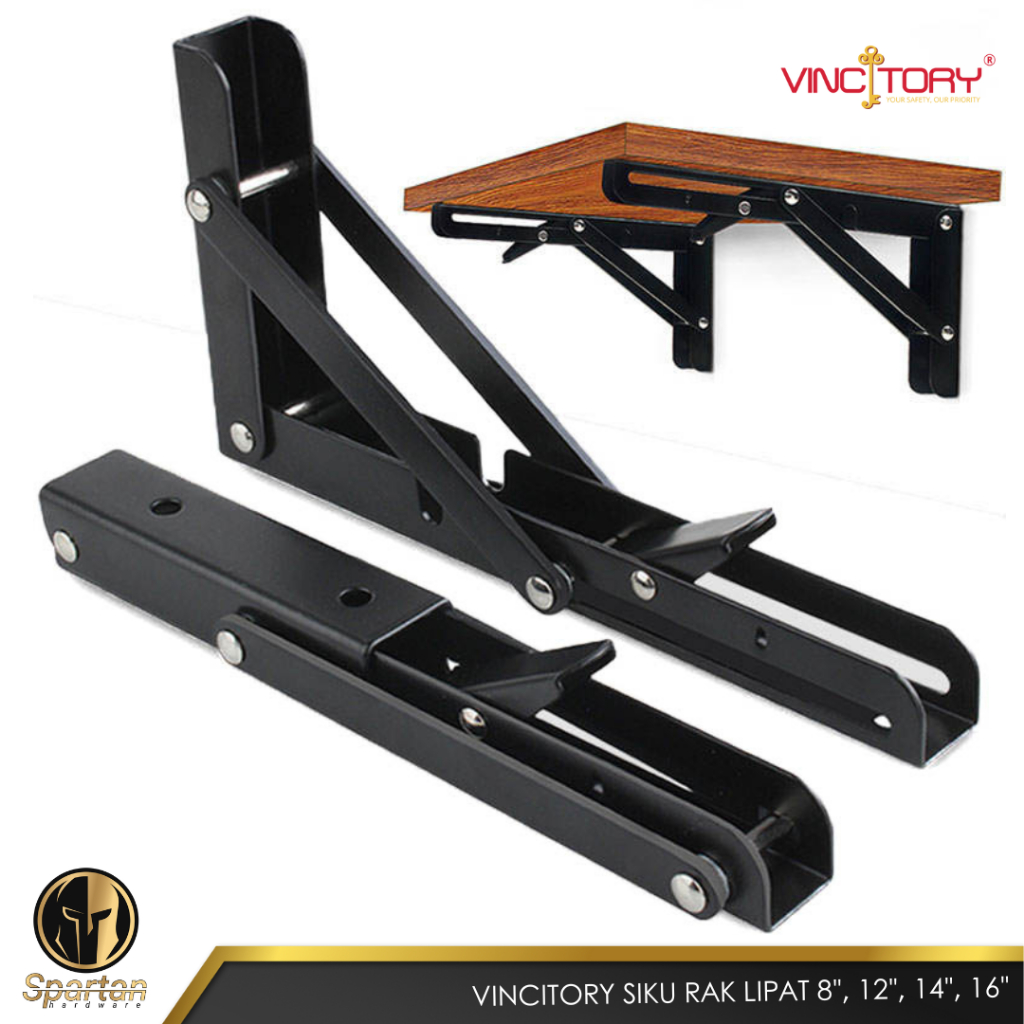 Jual Siku Rak Dinding Meja Lipat Engsel Ambalan Putih Besi Putih ...