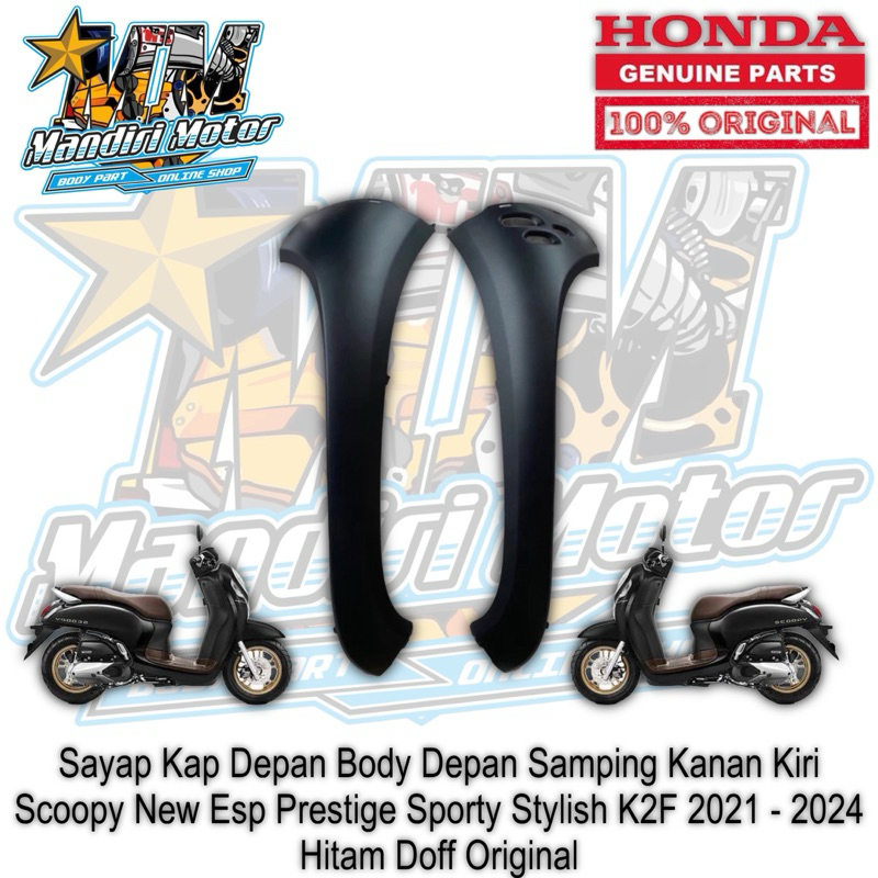 Jual Sayap Kap Depan Cover Body Bodi Depan Samping Kiri Kanan Scoopy ...