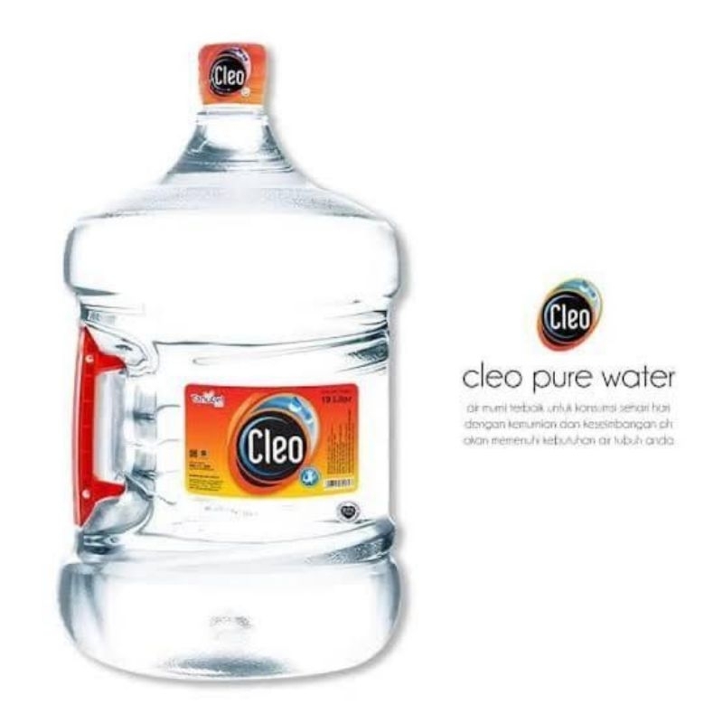 Jual Cleo Air Murni Galon 19 Liter Air + Galon | Shopee Indonesia