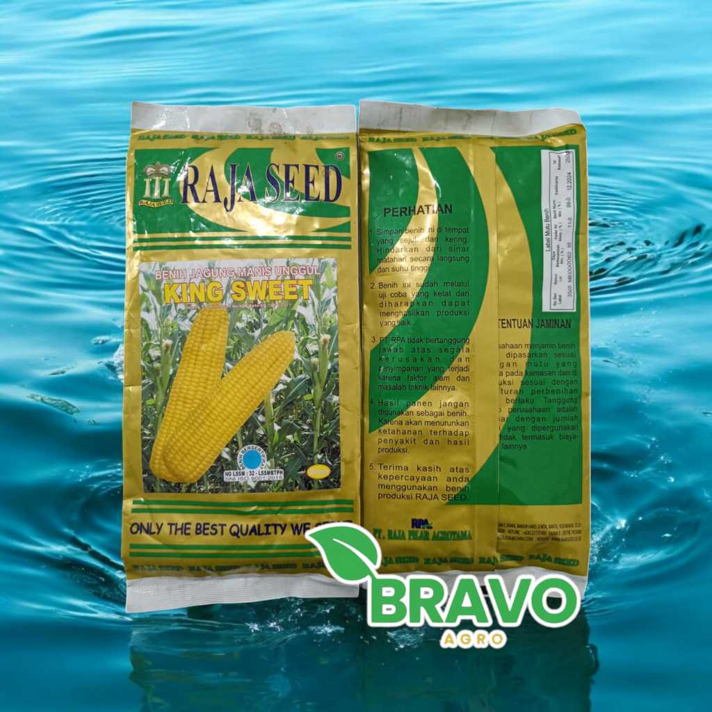 Jual BENIH UNGGUL JAGUNG MANIS KING SWEET (RAJA SEED) - Kemasan 250 gr ...
