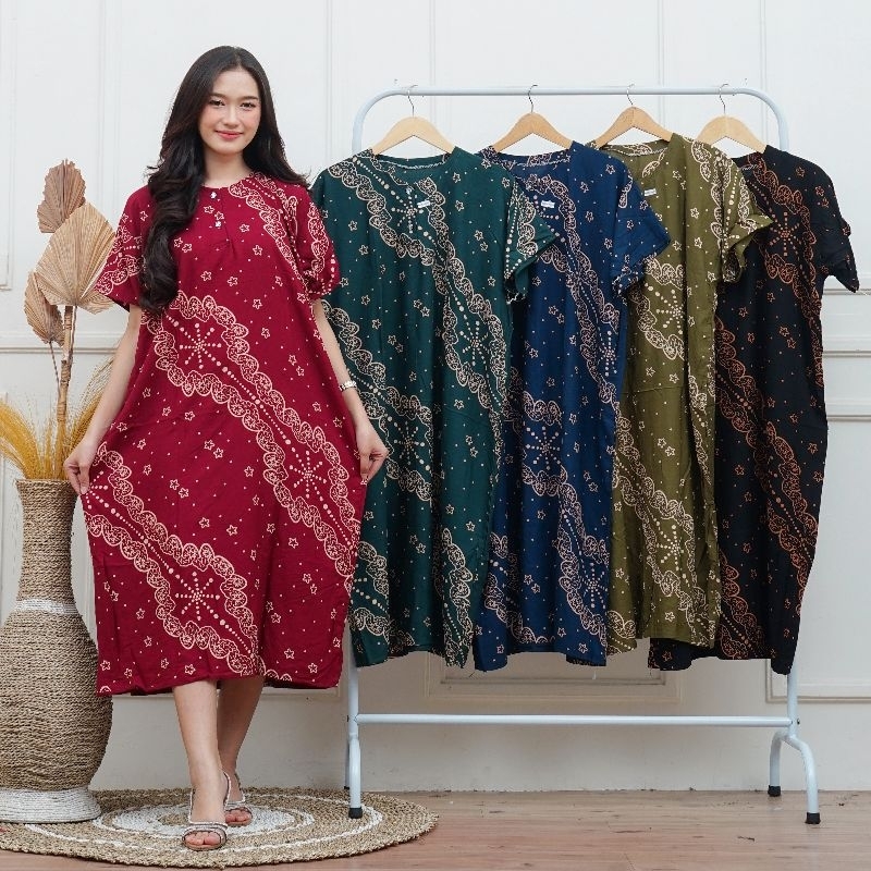 Jual DASTER JUMBO LENGAN PENDEK LD125CM/DASTER IBU UKURAN XXL/DASTER ...