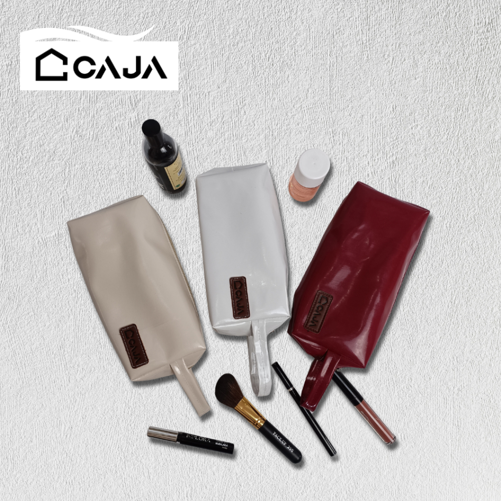 Jual CAJA Dompet Make Up Pouch Multifungsi Serbaguna Polos | Shopee ...