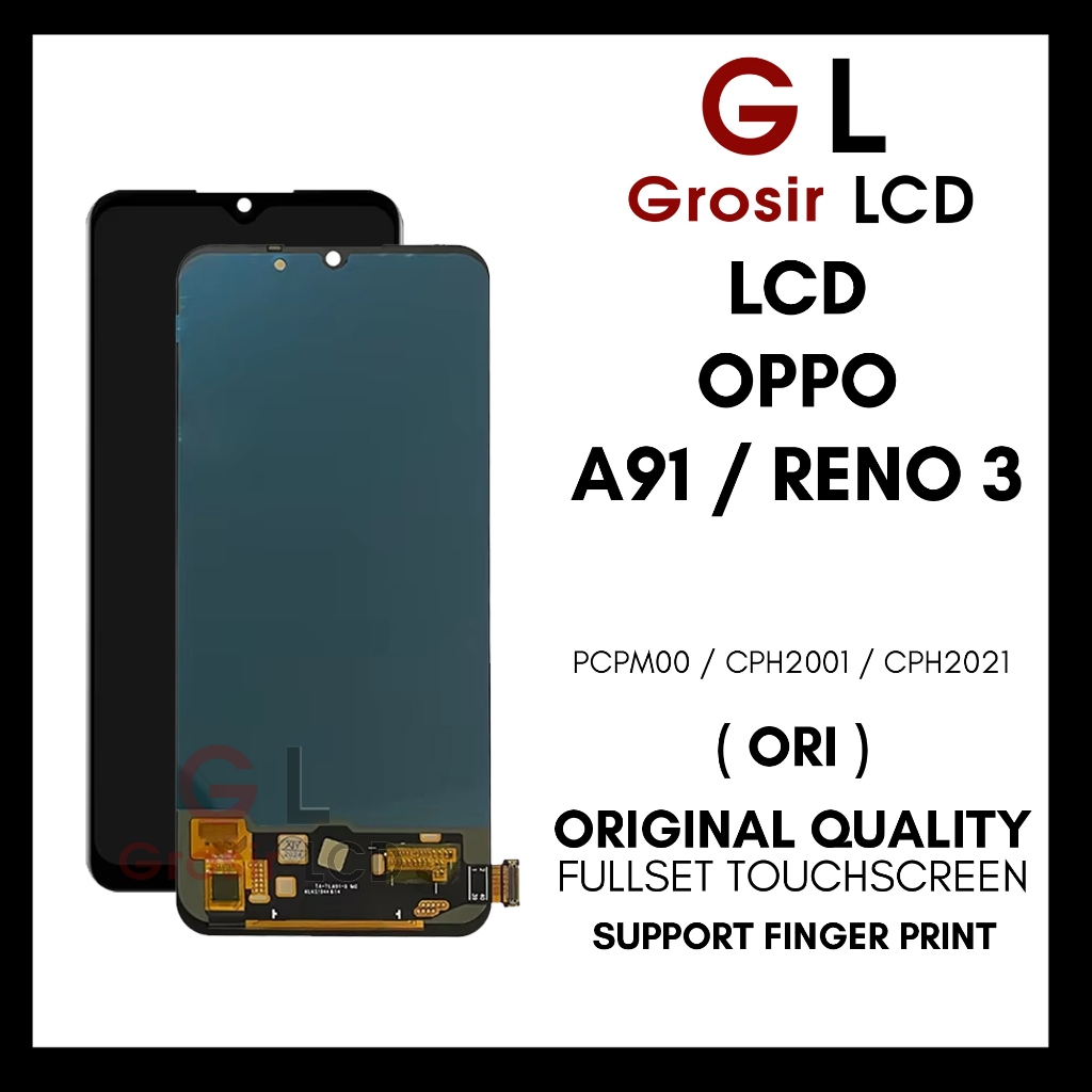 Jual Grosir LCD Oppo A91 / LCD Oppo Reno 3 ORIGINAL Garansi | Shopee ...