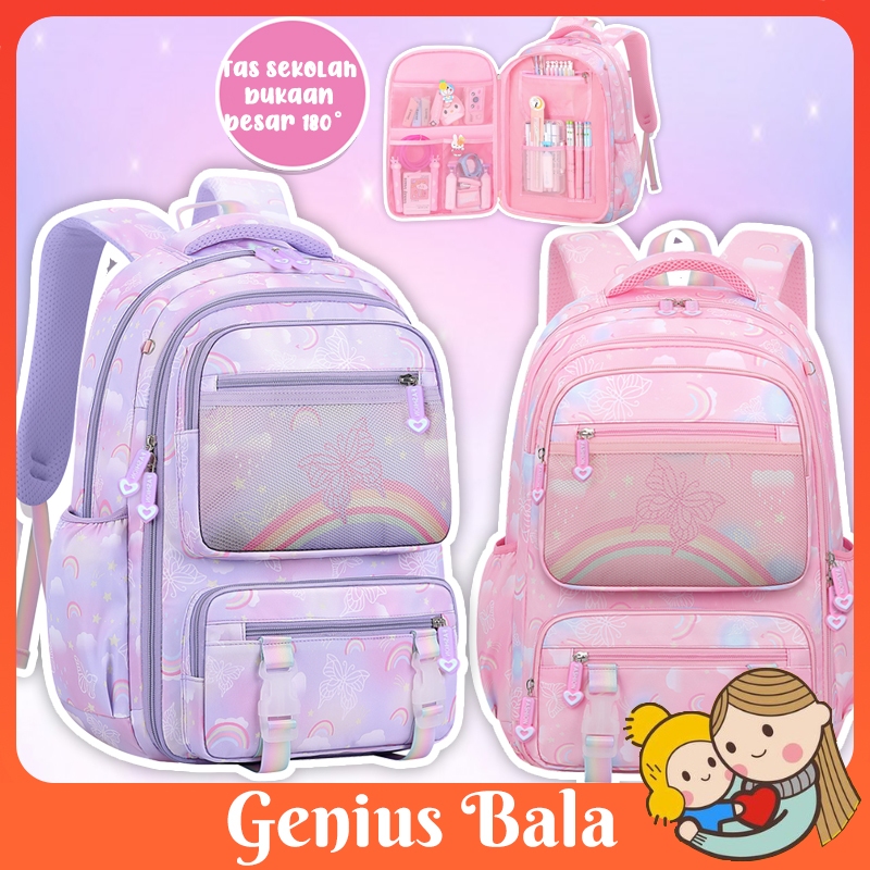 Jual Genius Bala Tas Ransel ANTI AIR Anak Perempuan BackPack karakter ...