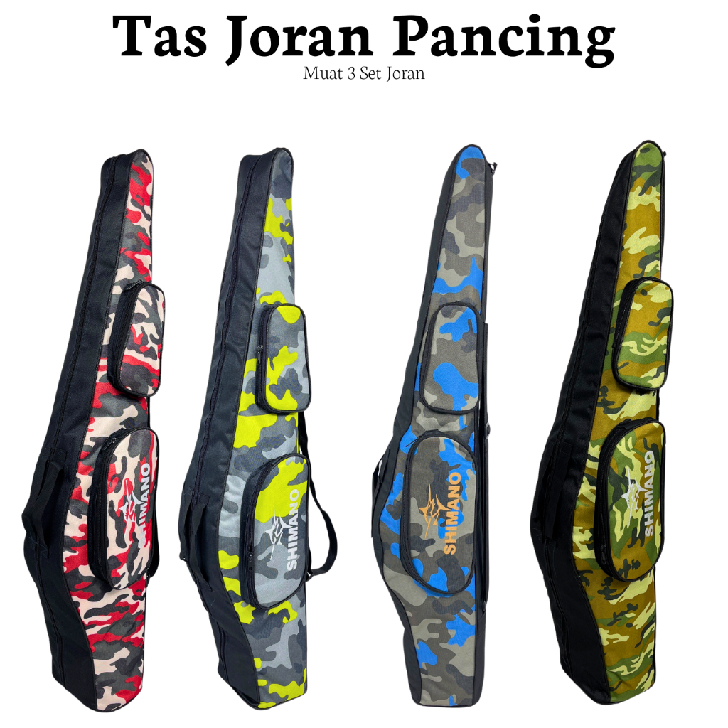 Jual Tas Joran Pancing Ransel Muat 3 Set Joran Tahan Air | Shopee Indonesia