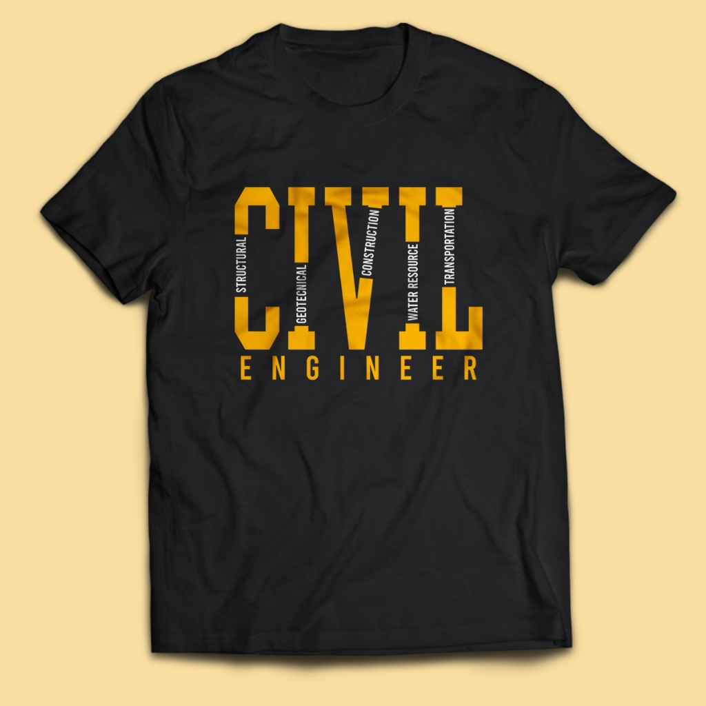 Jual Kaos Pria Teknik Sipil CIVIL ENGINEER Dewasa Baju Atasan Unisex ...