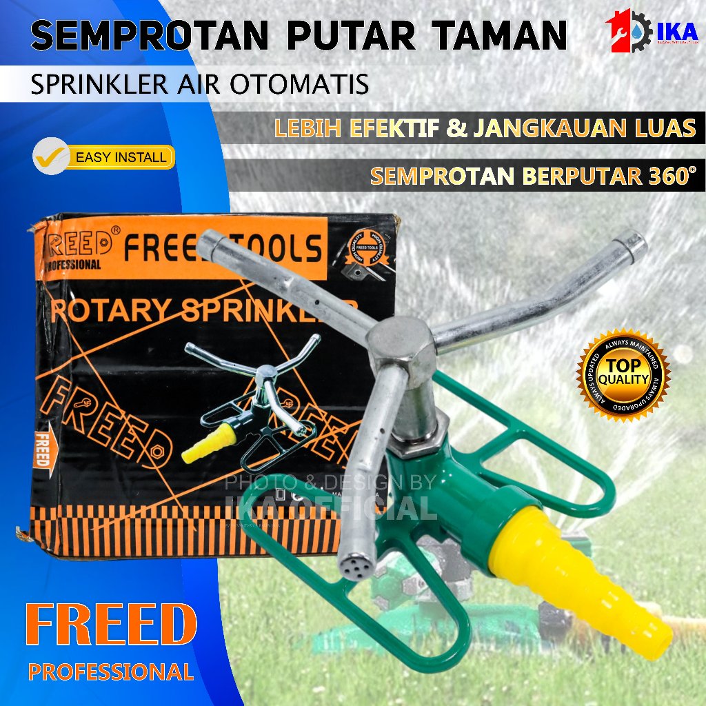 Jual Semprotan Putar Taman Rotary Sprinkler Springkel Springkler 3 Kaki ...