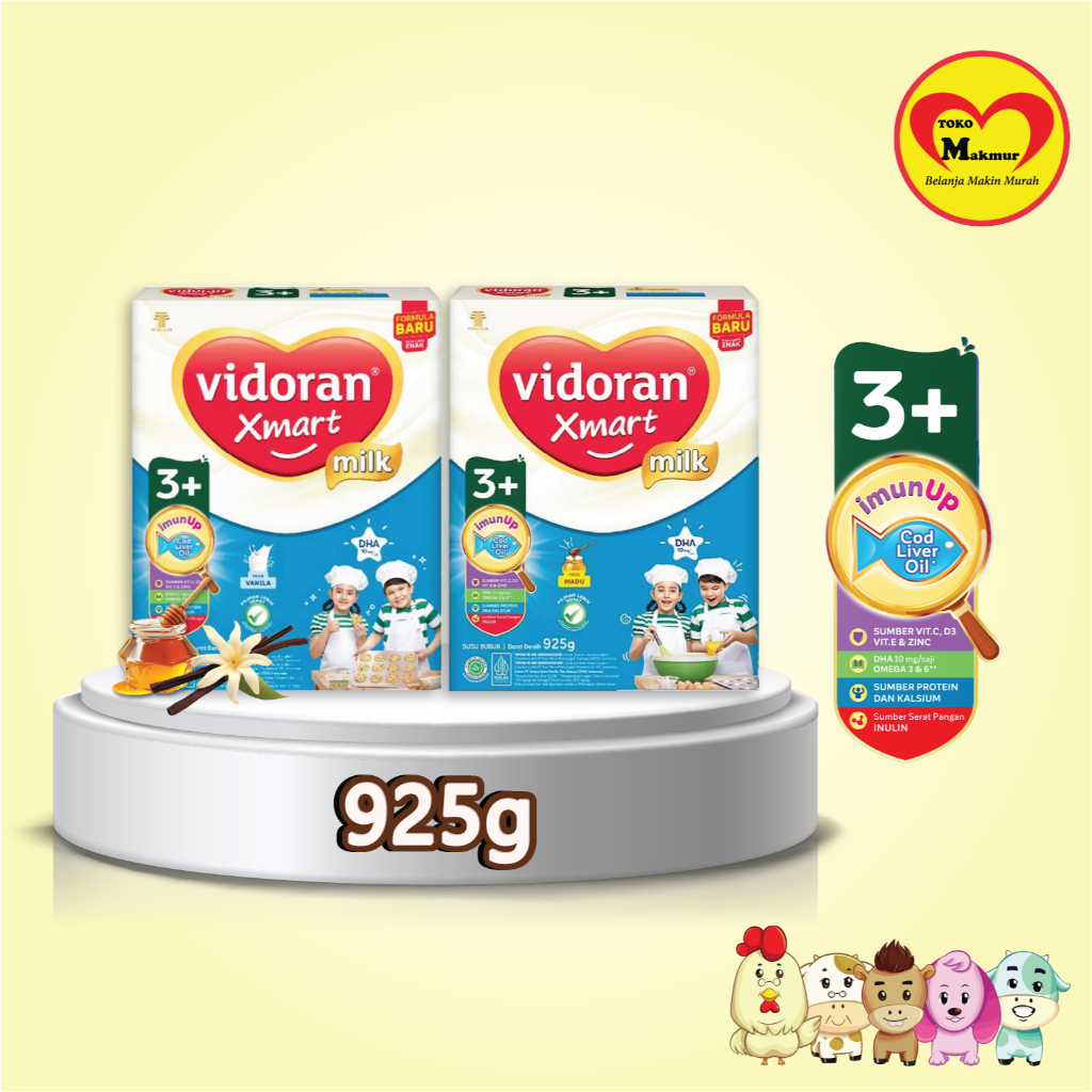 Jual Vidoran Xmart 3+ Vanila / Madu 925gr / Toko Makmur Online | Shopee ...