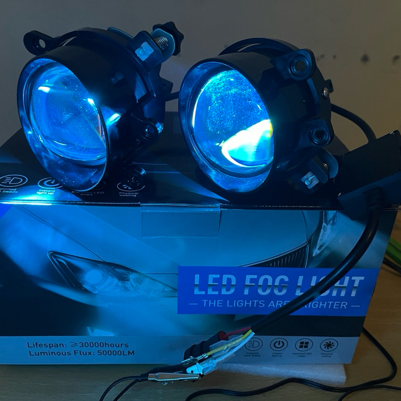 Jual Lampu Led Foglamp Biled Mobil Foglight Biled Mobil 3 Inch Blue ...