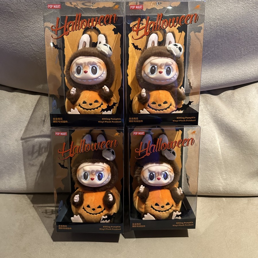 Jual POPMART Original Labubu Halloween Pumpkin Vinyl Pendant Original ...