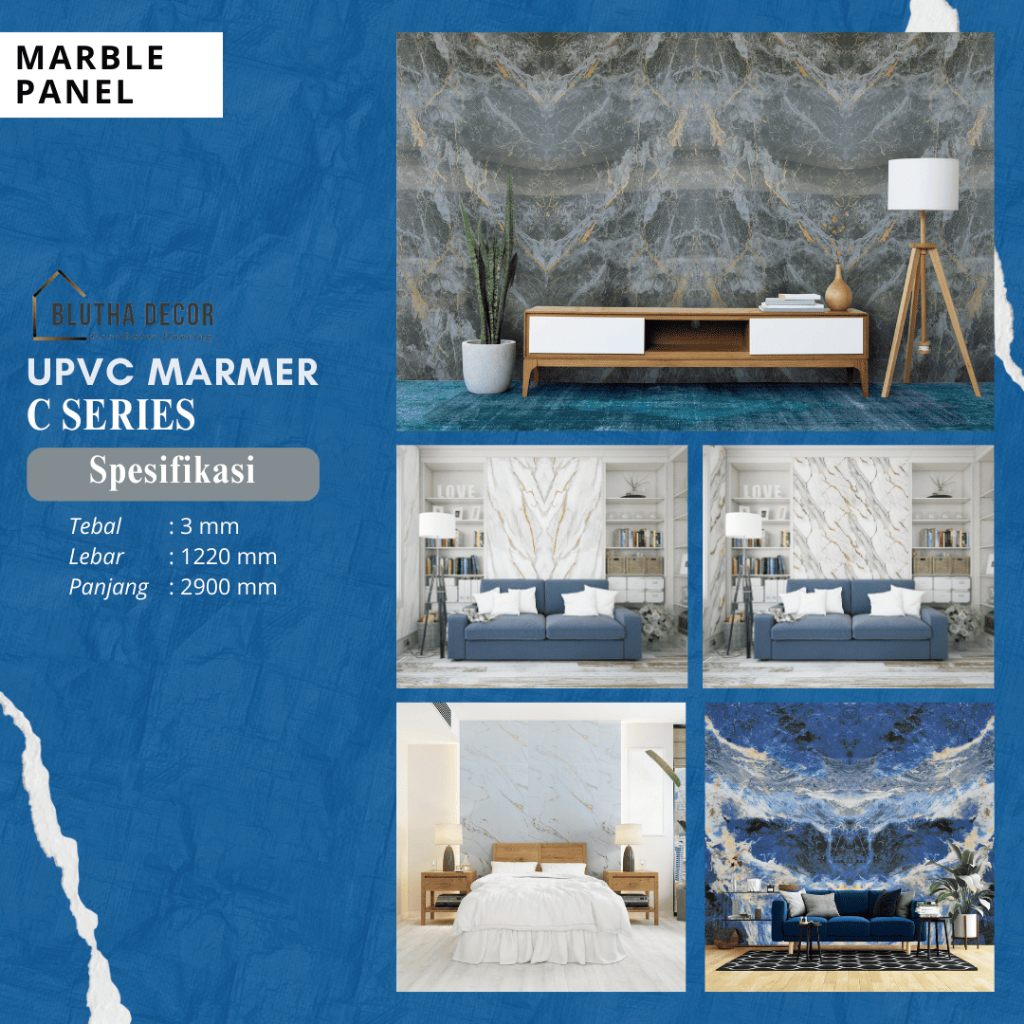 Jual UPVC MARBLE UPVC MARMER 2,9M C SERIES ANTI RAYAP TAHAN AIR - HARGA ...
