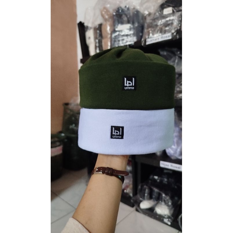 Jual Kopiah Dewasa Bahan Lembut dan Adem | Peci Ijazi UmmA Premium | Peci Sholat Bahan Adem Dan ...