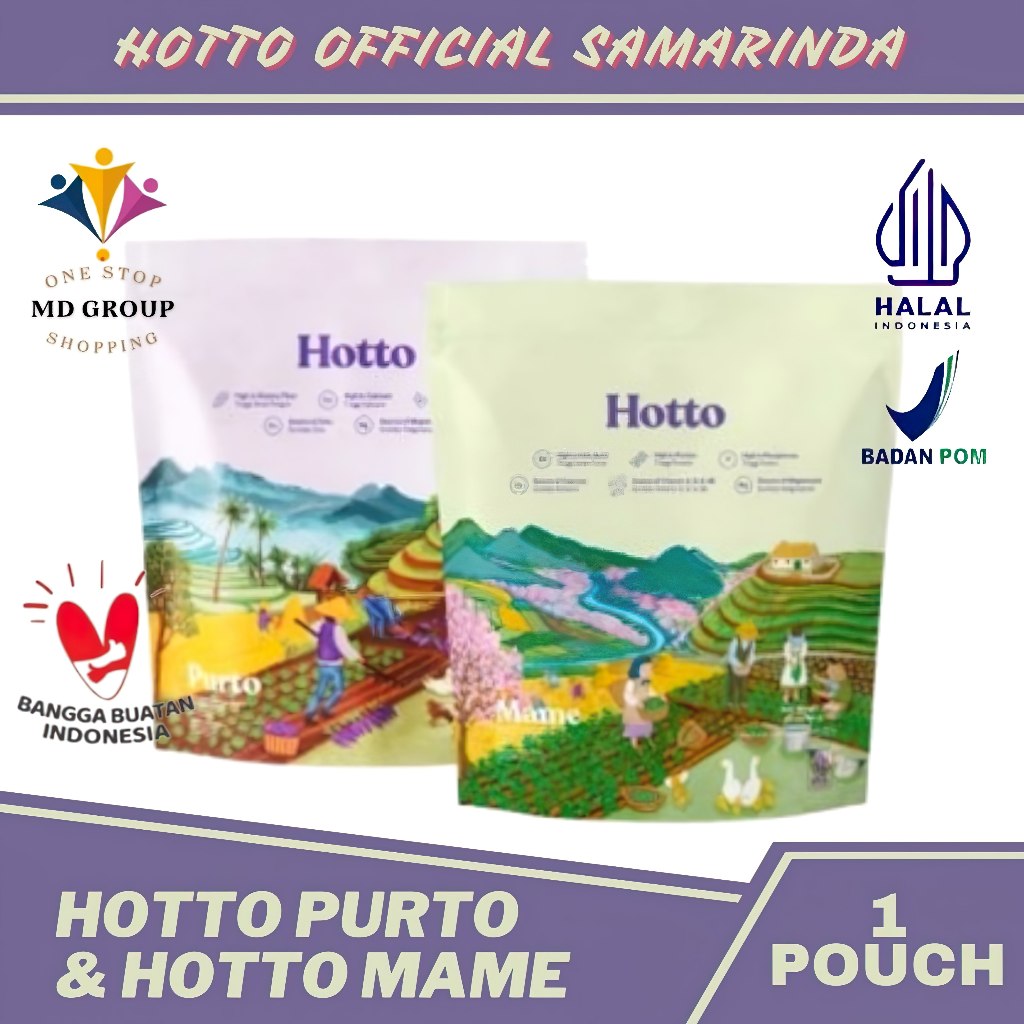 Jual Hotto Mame Edamame 12 Sachet DAN Hotto Purto Multigrain Oat 1 ...