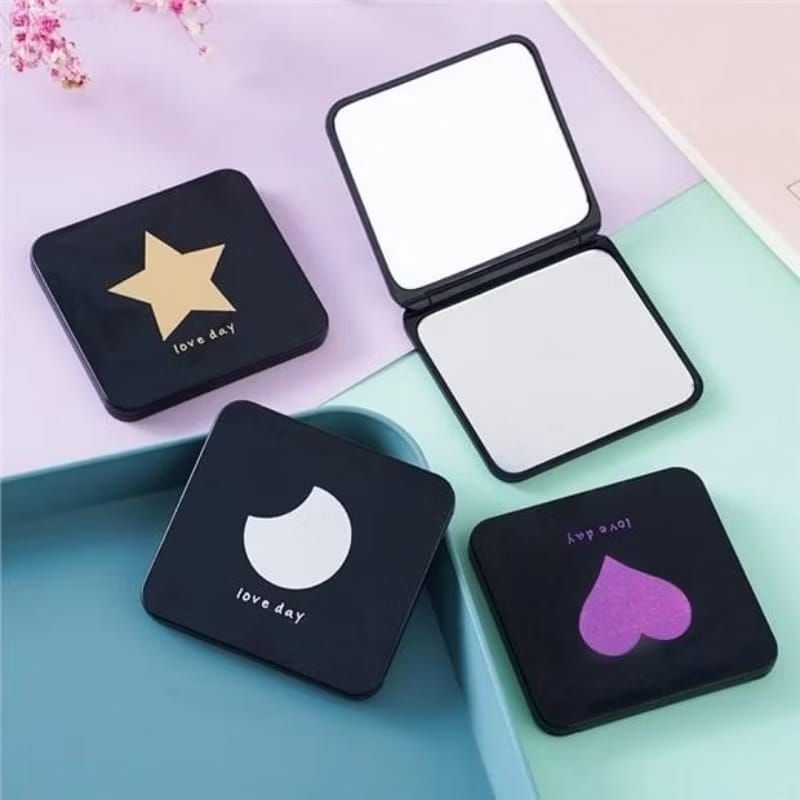 Jual Cermin Kaca Lipat Ukuran 6x7 Make Up Mini Model Kotak | Shopee ...
