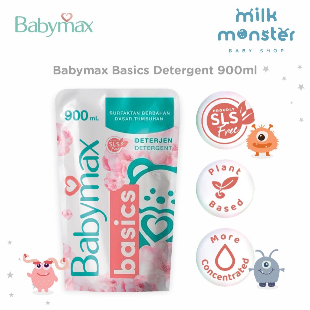 Jual Babymax Basics Detergent 900ml / sabun Detergen Bayi | Shopee ...