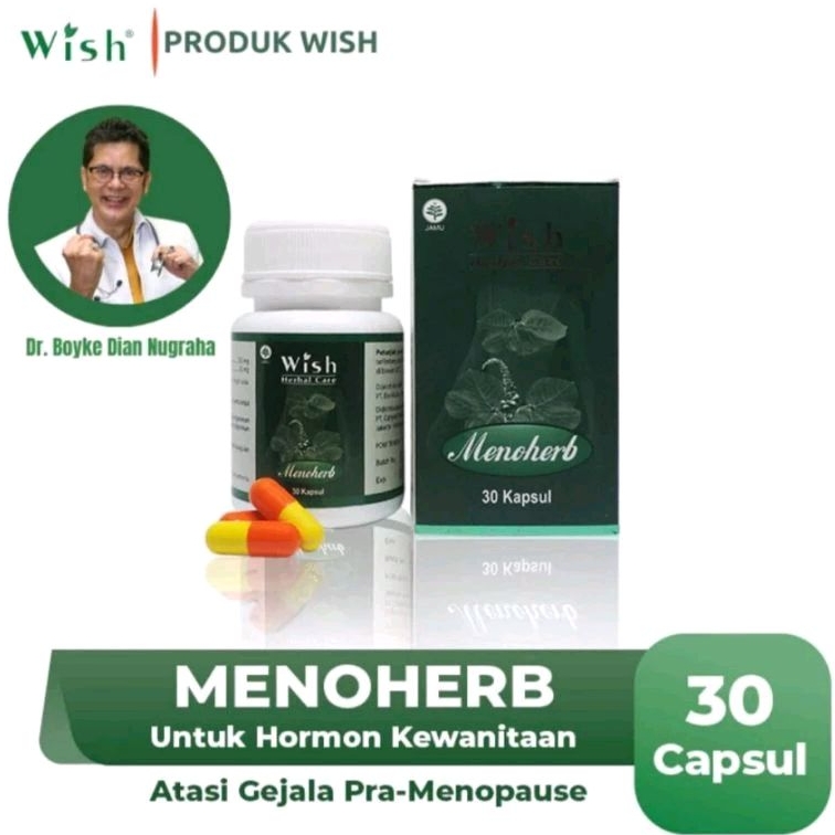 Jual WISH MENOHERB - Mengatasi Gejala Menopause By Boyke | Shopee Indonesia