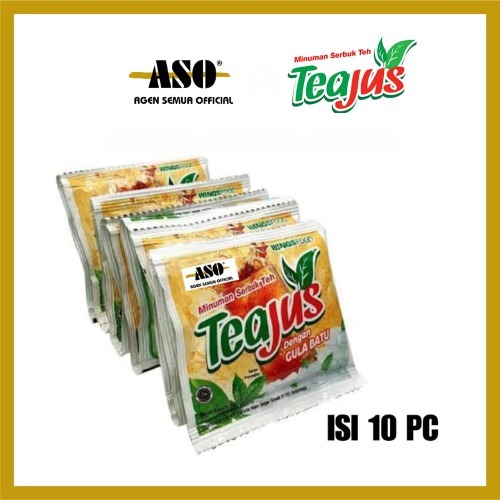 Jual TEA JUS GULA BATU 7gr TEH tea JUS Teajus teh manis RENCENG ( ISI ...
