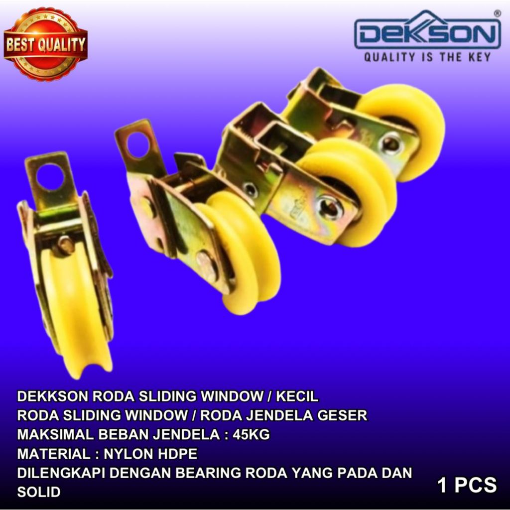 Jual Roda Sliding Window/Roda Jendela Geser Kecil Dekkson | Shopee ...