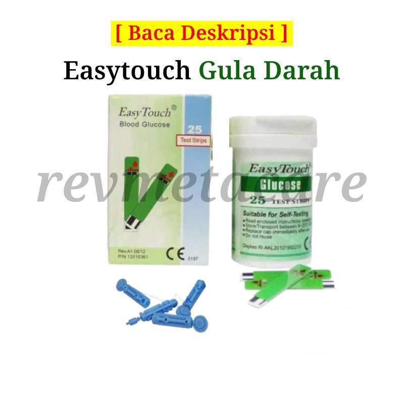 Jual Strip Gula Darah Easy Touch Cek Tes Stick Stik Guladarah Easytouch ...