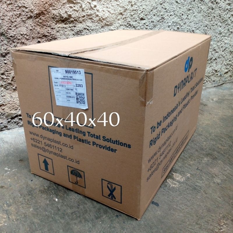 Jual KARDUS BEKAS /BESAR/TEBAL 1 PLY UKURAN 60X40X40 CM UNTUK PAACKING ...
