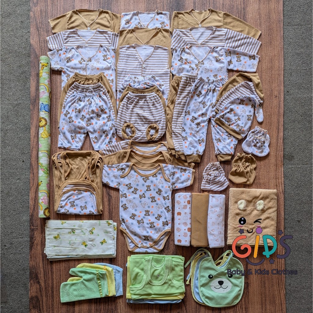 Jual GiDS 65 Pcs Paket Baju Bayi Newborn Set Lengkap Perempuan Laki ...