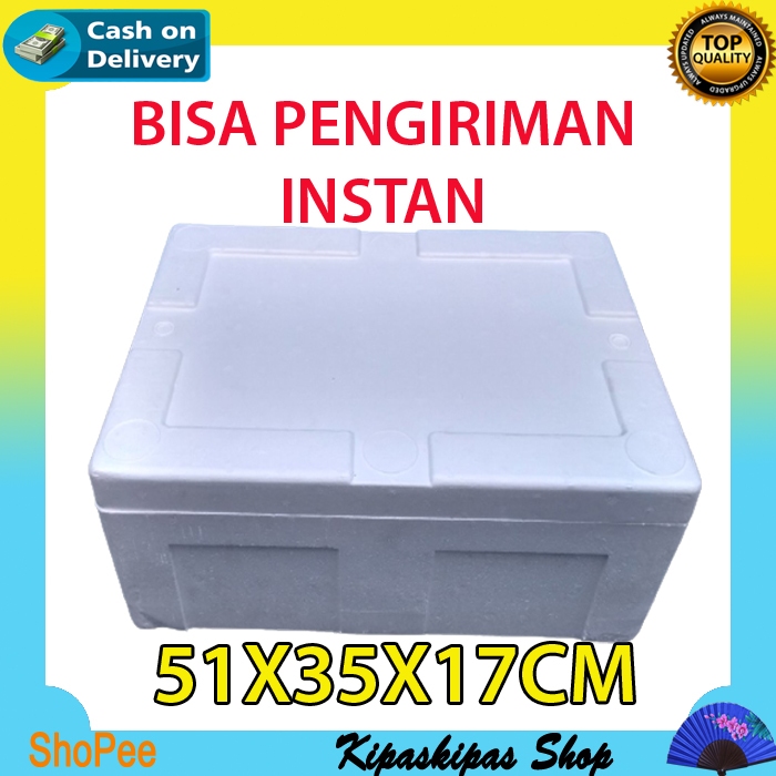Jual Box Styrofoam Ukuran Besar Kotak Es Gabus Sterofoam Ukuran Lebar ...