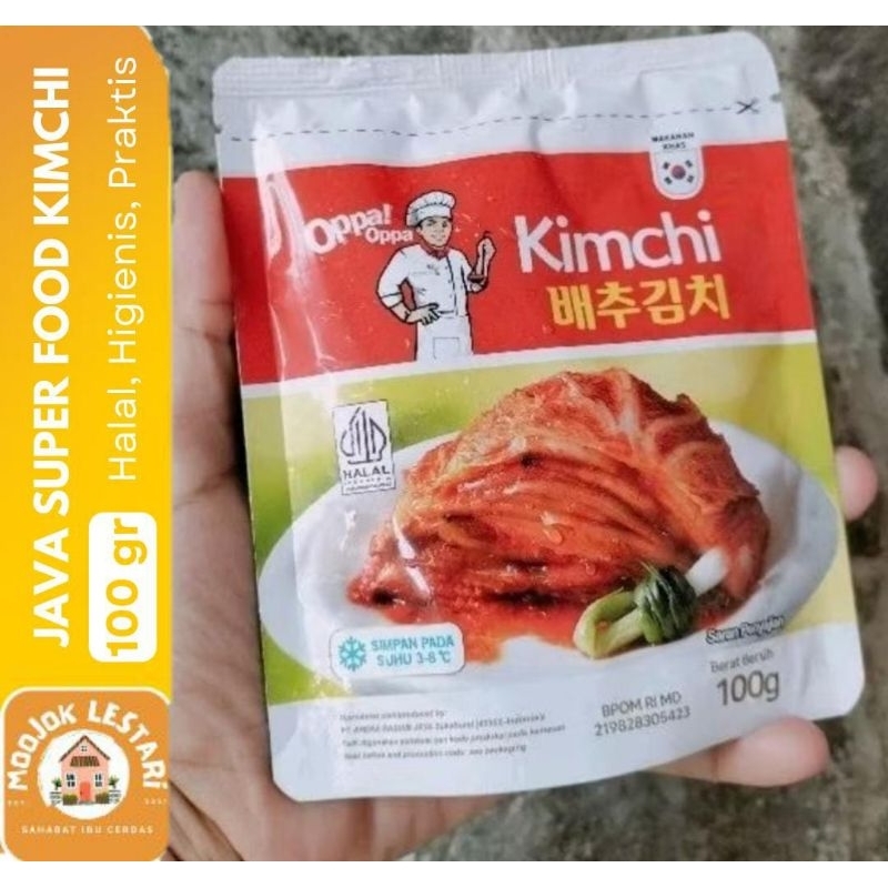 Jual JAVA SUPER FOOD Kimchi 100gr Acar Sawi Putih dan Lobak Korea Halal ...