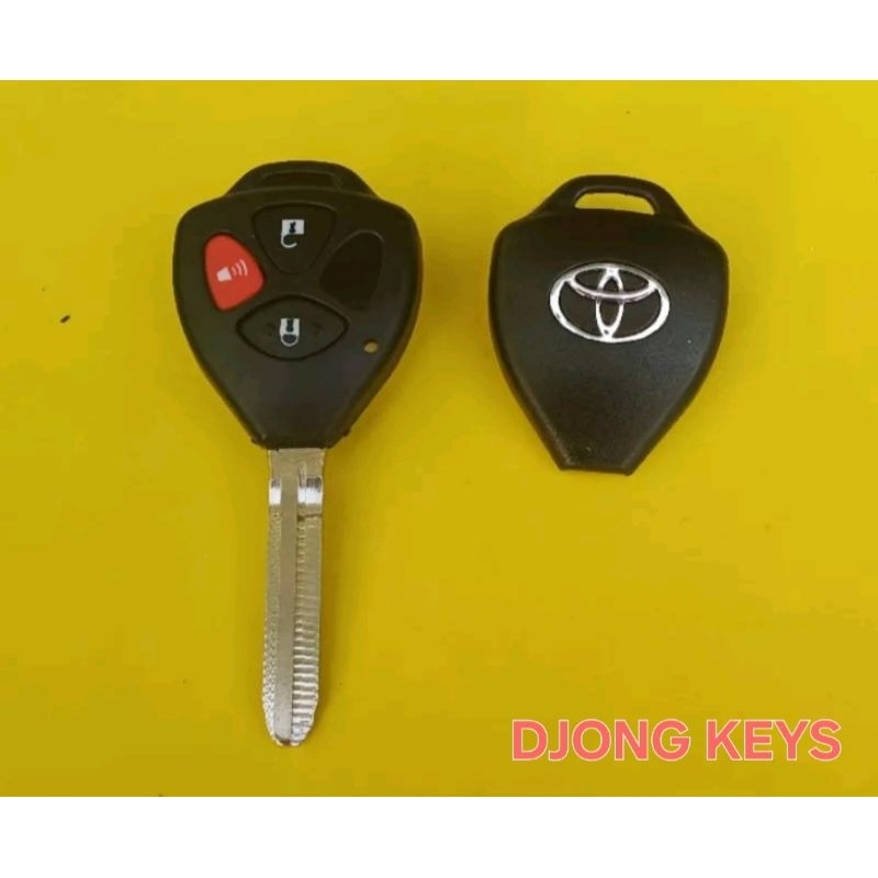 Jual Casing kunci Toyota innova fortuner camry altis 3 tombol | Shopee ...