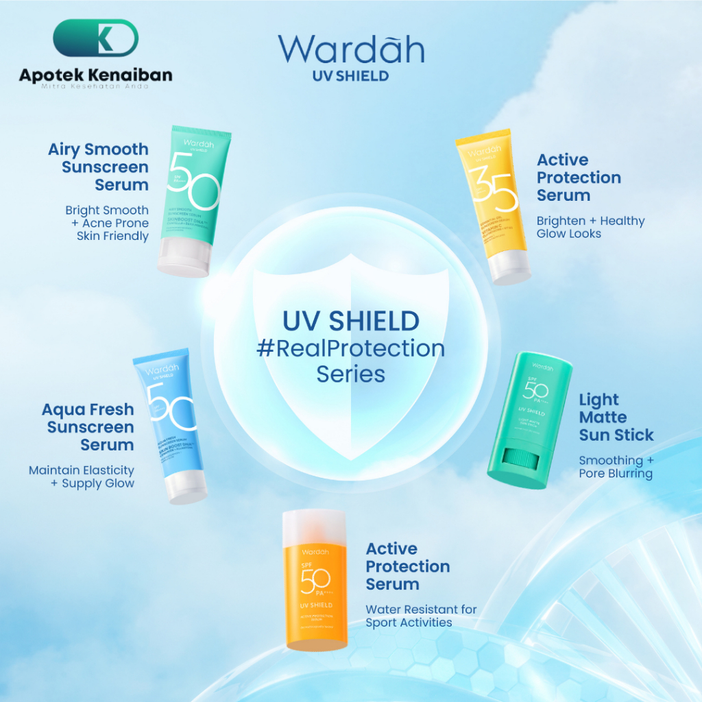 Jual Wardah Uv Shield Sunscreen Series | Shopee Indonesia