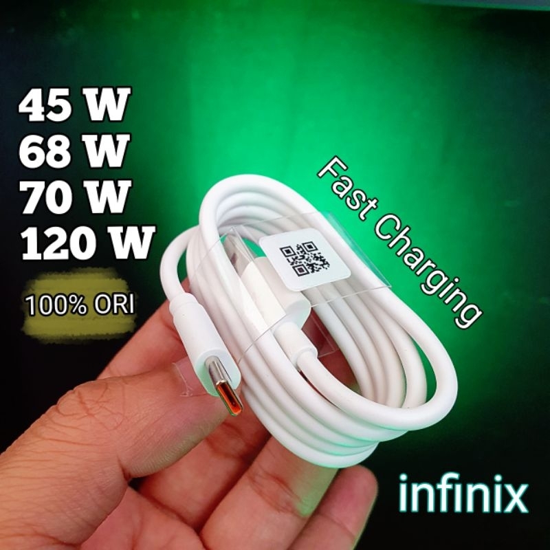Jual Kabel Data INFINIX & TECNO Copotan Original 100% fast Charging Type C Bisa Buat 18w, 33w ...