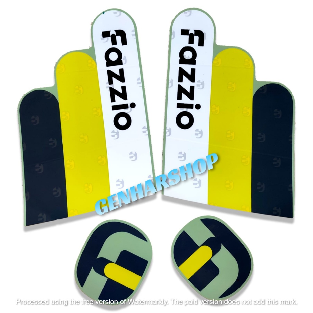 Jual STIKER STRIPING LIS LES BODY MOTOR YAMAHA FAZZIO 2025 KUNING ...